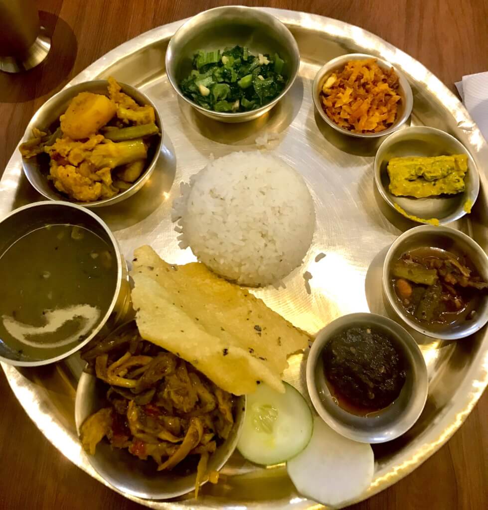 Nepali food: Nepali plate is a wonderful combination of taste and ...