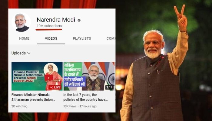 PM Modi's YouTube channel has crossed 10 million subscribers, see the ...