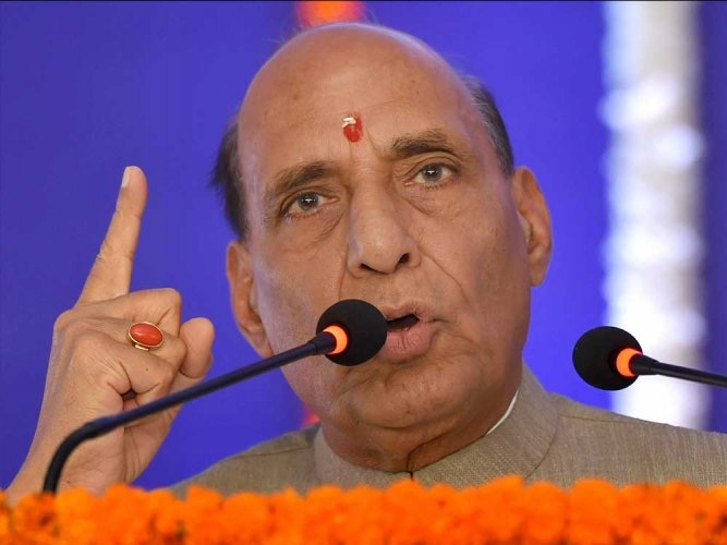 Rajnath Singh unveils statue of Durgadas Rathod on his birth anniversary