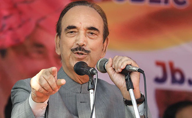 Cong appoints Vikar Rasool Wani its J&K chief Ghulam Nabi Azad to head ...