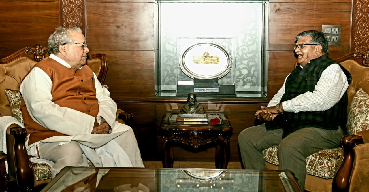Jaipur: Assam's nominated Governor Kataria met Governor Kalraj Mishra