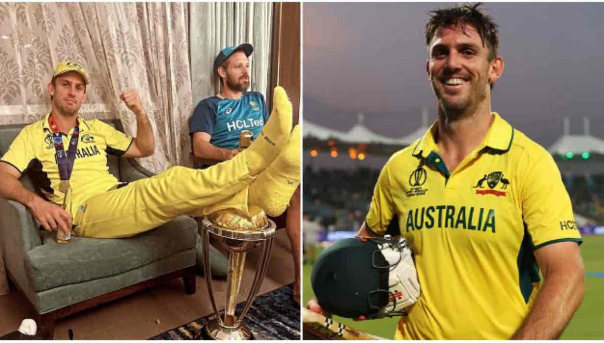 Australian player Mitchell Marsh insulted the World Cup trophy, users ...