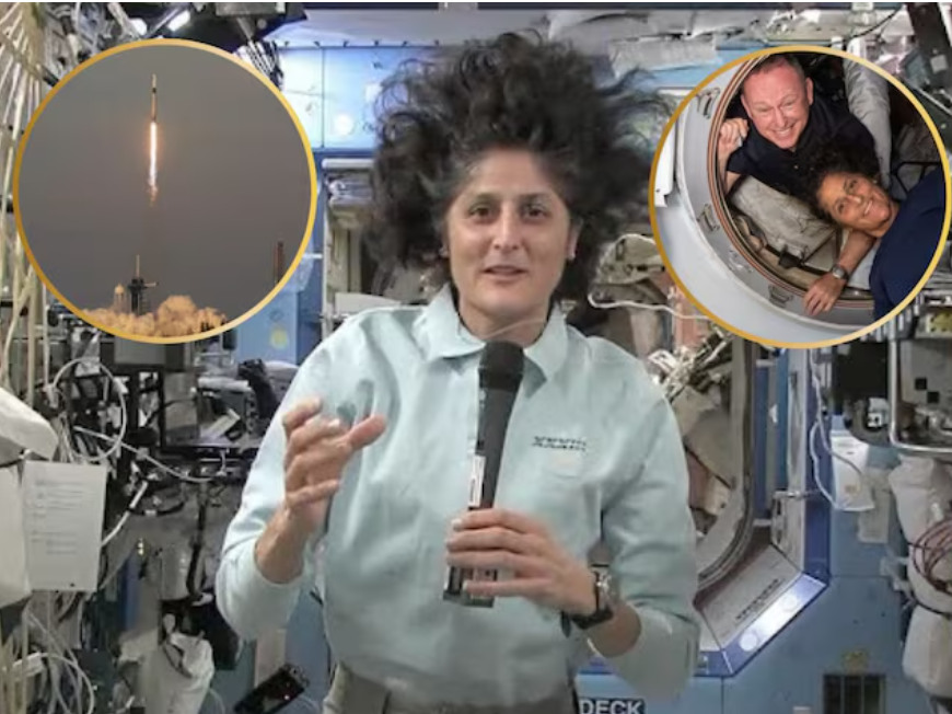 Sunita Williams will return to Earth on March 19, she was stuck on the ISS for 9 months